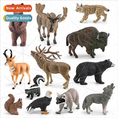 wildlife model raccoon antelope black bear squirrel lynx mal