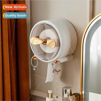 Tissue box wall-mounted drawer box Kleenex washcloth storage