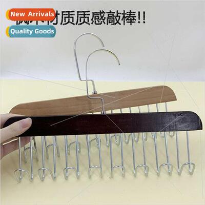 Multifunctional wooden coat rack underwear sling undershirt