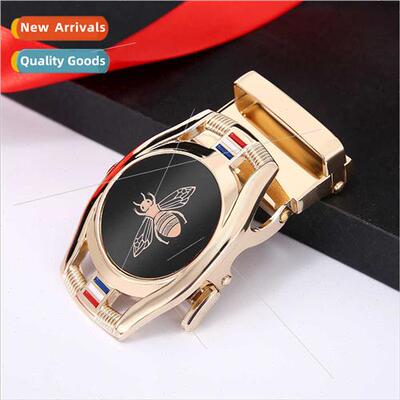 Men belt head 3.5cm automatic buckle head watch-shaped alloy