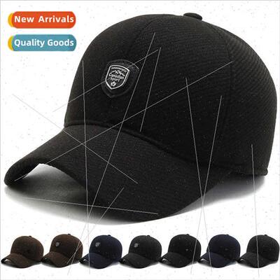 Hat men fall winter tweed old man baseball cap in elderly th