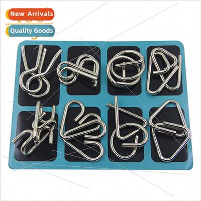 Intelligence buckle set eight 8 pieces intelligence iron rin