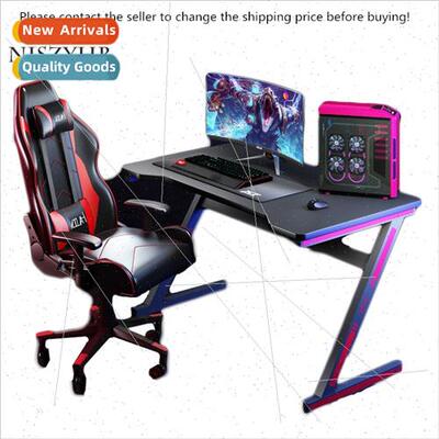 High- home cool computer desk gaming table study offi