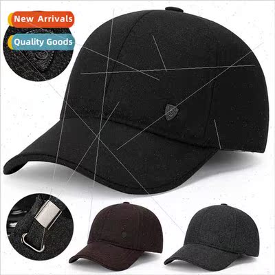 new middle-aged elderly hats in fall winter cold protective