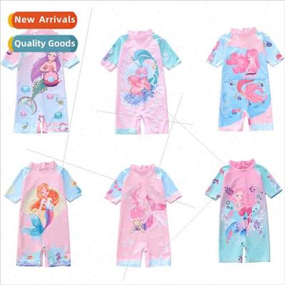 New children swimsu female onePCS middle child baby princess