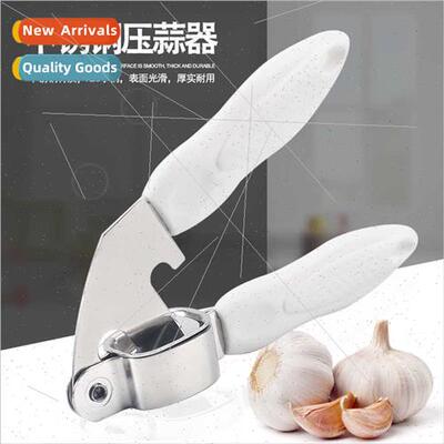 Stainless steel garlic press pounding garlic folder garlic p