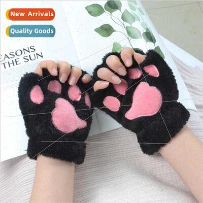 Half-finger lady gloves Korean  Japanese permance props cosp