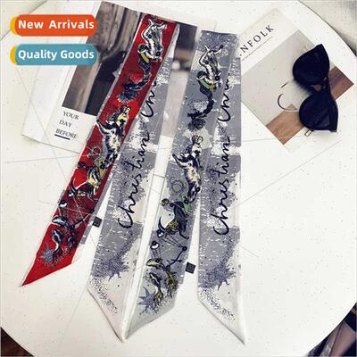 jiangang  long small silk scarf hair ribbon ~ new profession