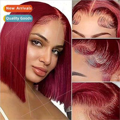 Europe fashion o head center parted bangs wig full head set