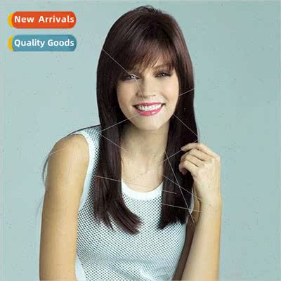 Wigs Europe Head Covers Fashion Women Oblique Bangs Medium L