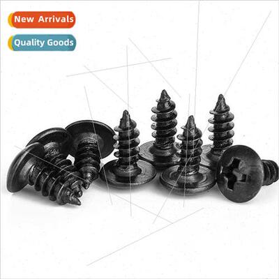 304 black cross large flat head tapping screws mushroom umbr
