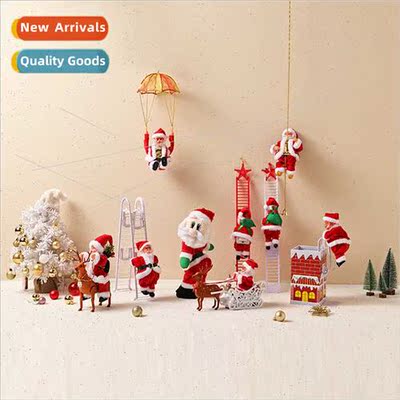 Electric Climbing Beads Santa Claus ngle Climbing Ladder Dou