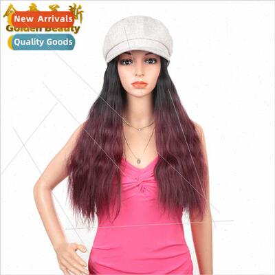 Long curly hair 24 inches cap wig all in one head cover new