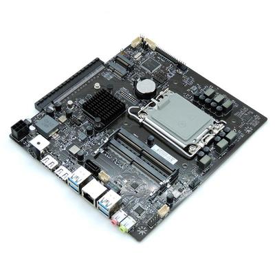 全新H610-P侧插显卡Thin ITX主板1700针一体机电脑超薄主板