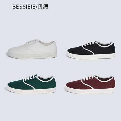 简约百搭帆布鞋休闲复古板鞋