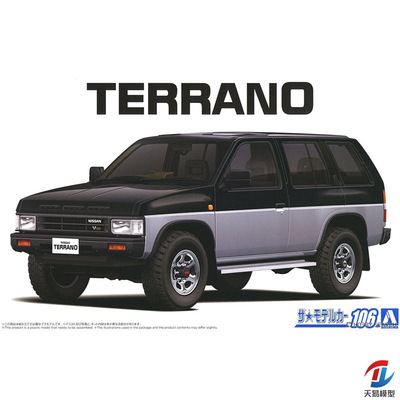 天易模型 青岛社 1/24 日产D21 Terrano V6-3000 R3M越野车 20209