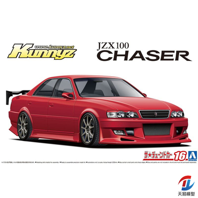 天易模型 青岛社 1/24 丰田 Kunny'z JZX100 Chaser 改装版 06928