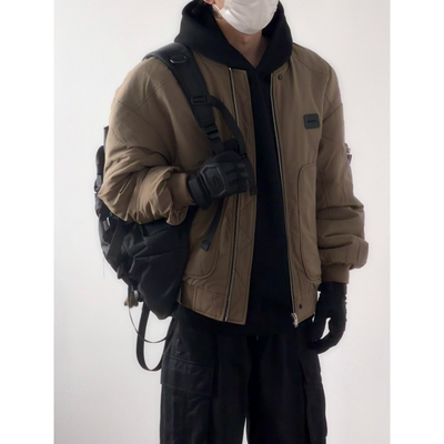 X1617飞行夹克保暖外套羽绒服男