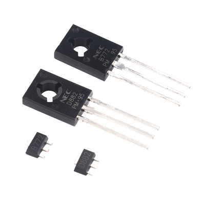 直插/贴片NEC B772/D882三极管 2SD882TO-126 音频功放开关SOT-89