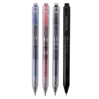 东米按动中性笔866简约直液式