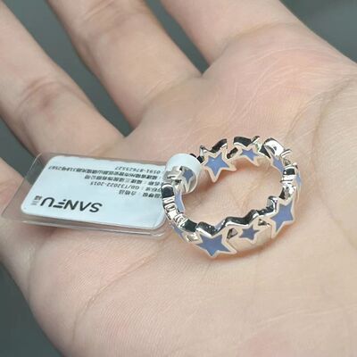 超甜星星戒指女y2k 甜酷五角星小众可爱指环滴胶轻奢个性甜美礼物