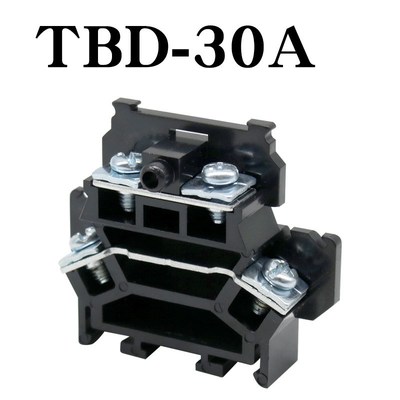 TBD-30A双k层导轨组合式接线端子排轨道固式不滑丝断脚铜件铁件