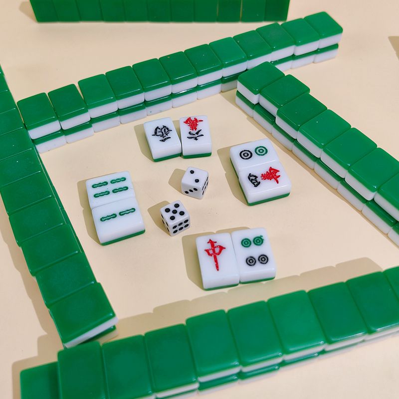 创意迷你麻将牌网红小麻将旅游宿舍便携式家用寝室户外手搓小麻雀