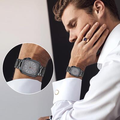 Metal strap For Apple watch Ultra 49mm 8 7 45mm 41mm stainle