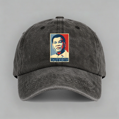 老杜艺术头像prrd杜特尔特禁毒菲律宾总统Duterte棉棒球鸭舌帽子