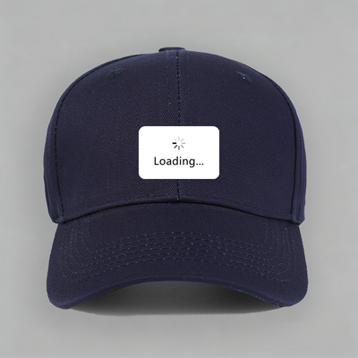loading加载图标可爱趣味青春流行设计师休闲创意棒球帽子鸭舌帽