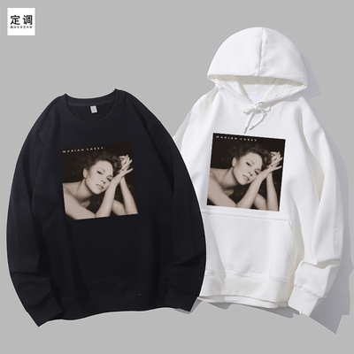 玛丽亚凯莉牛姐专辑Mariah Carey Music Box封面衣服圆领卫衣帽衫