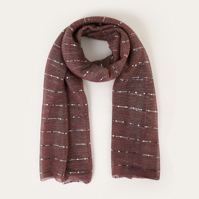 Gold and silver silk ethnic style  scarf gauz headscarf