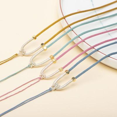手工编织项链绳可调节绕线款