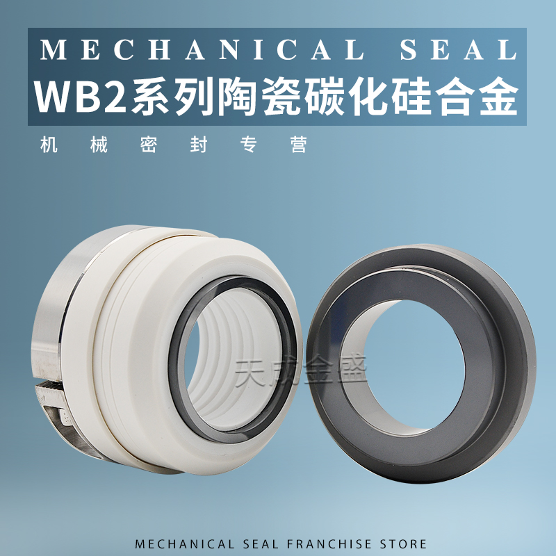 wb2机械密封25/28/30/35/40/45/50/55/60IHF/FSB耐酸碱四氟耐腐蚀_虎窝淘