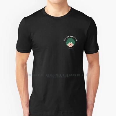 Deku Fan Club Emblem-Inverted 100% Cotton T Shirt Deku Fan C