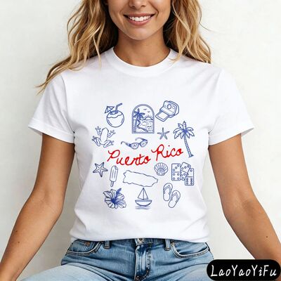 Puerto Rico Retro T-Shirt Puerto Rican Culture Shirt Heritag