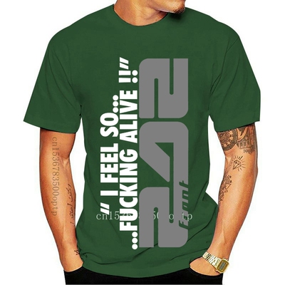 New FRONT 242 I FEEL SO ... ALIVE BLACK T SHIRT EBM INDUSTRI