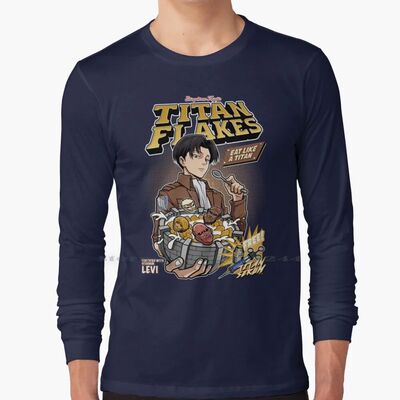 Titan Flakes ( Shingeki No Kyojin ) 100% Cotton Long Sleeve