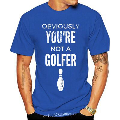 New Quote Men T Shirt Obviously You're Not A Golfer Big Lebo
