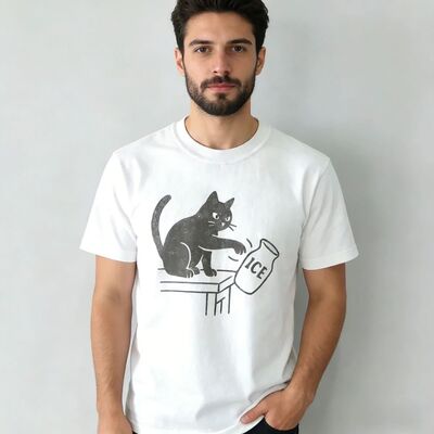 Anti ICE Pro Immigration Shirt Abolish ICE Funny Cat Politic