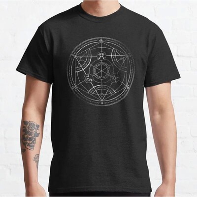 New Human Transmutation Circle - Chalk Classic T-Shirt Cotto