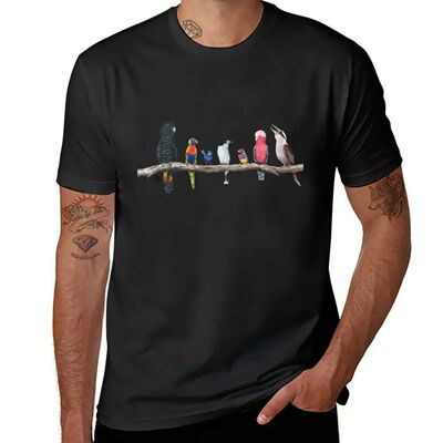 Australian Birds T-Shirt quick-drying Short sleeve tee boys