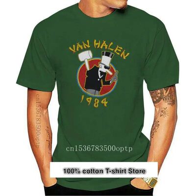 Camiseta Vintage Van Halen 1984 para hombres y mujeres, toda
