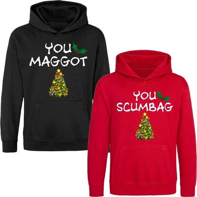 You Scumbag You Maggot Matching Couple Hoodie His and Hers C