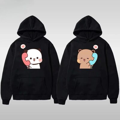 Couple Hoodies Matching Set Cute Print | Lovers Gift Funny P