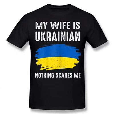 CX My Wife Is Ukrainian Ukraine Pride Flag Summer Style Grap
