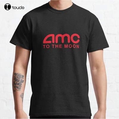 New Amc To The Moon Parody Stocks Investor Classic T-Shirt C