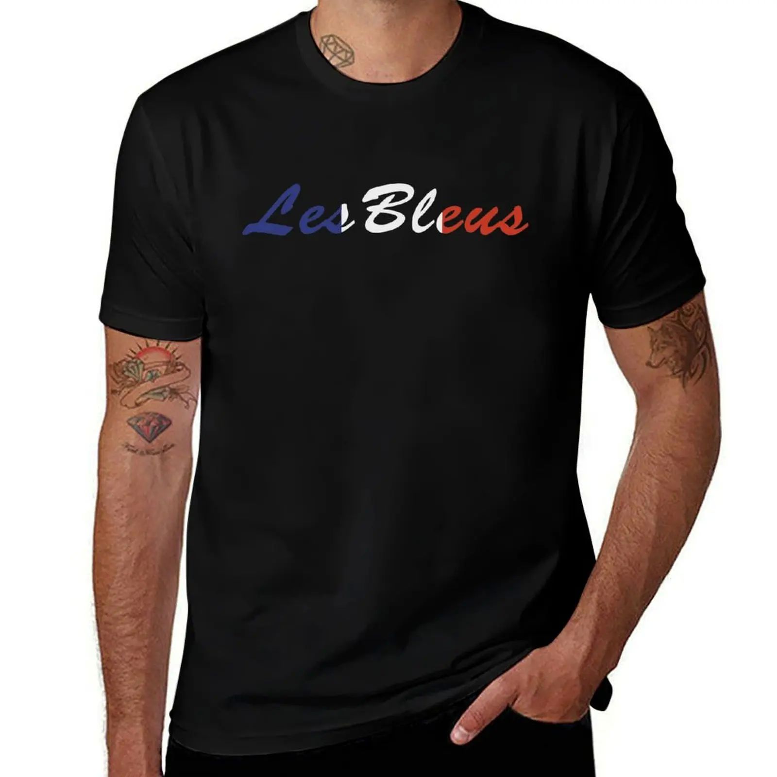 Les Bleus France National T-Shirt anime clothes customs desi