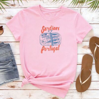 Sardines Portugal Vintage Style Printed Shirt Sardines Lover