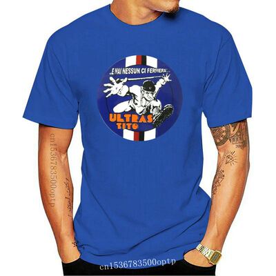 T-SHIRT ULTRAS SAMPDORIA CURVA SUD GENOVA ULTRAS TITO - 1 S-